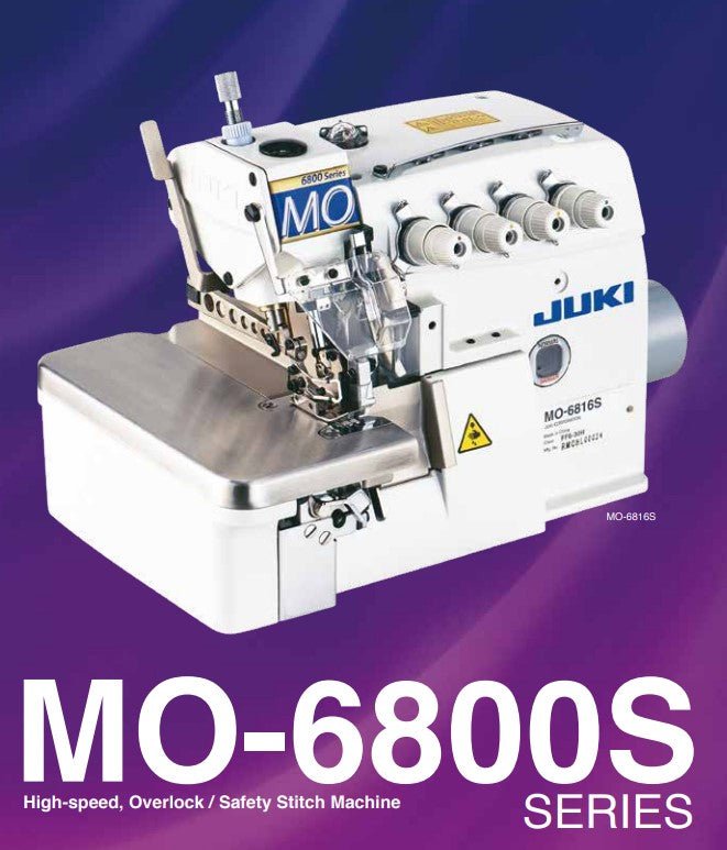 Juki MO-6814S 4-Thread Industrial Overlock Sewing Machine (Complete Set ...