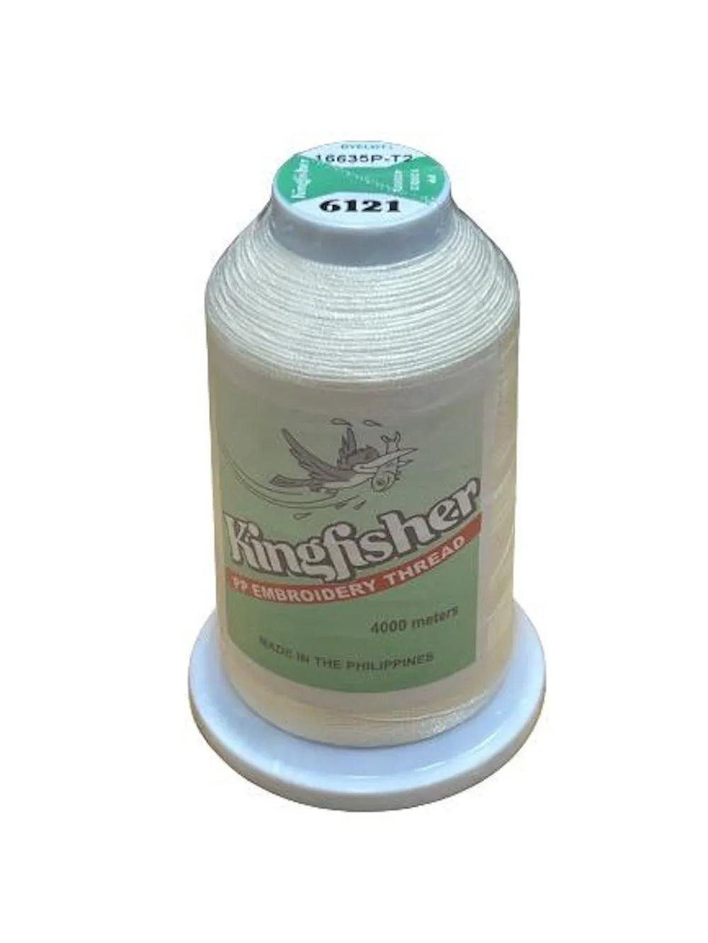 King Fisher Embroidery Thread 4000m 6121 Ivory White – My Sewing Mall
