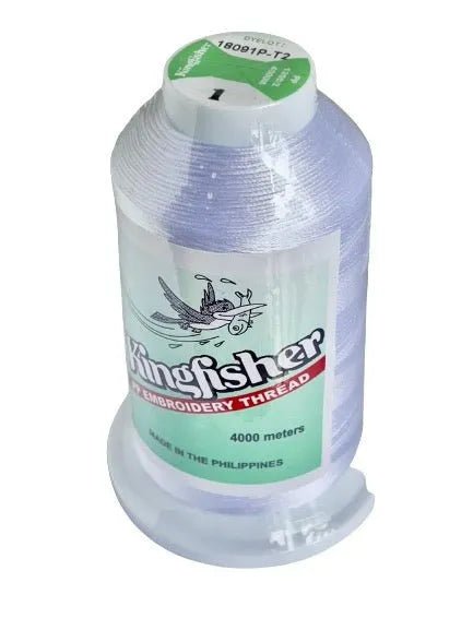 King Fisher Embroidery Thread 4000m Bright White (0001) – My Sewing Mall