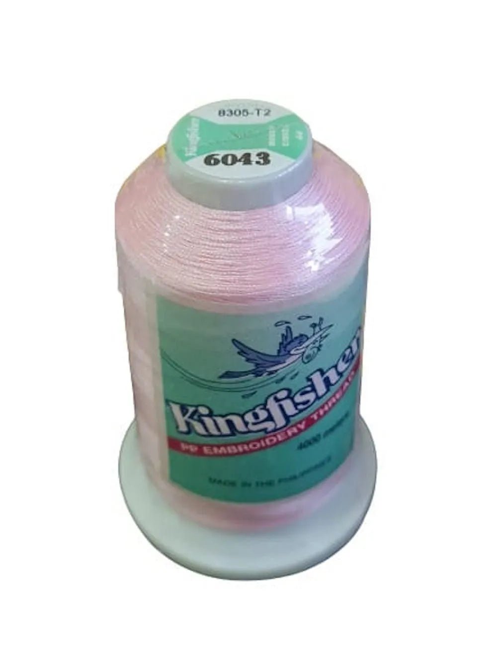 Kingfisher Embroidery Thread 4000m Soft Blush Pink 6043 – My Sewing Mall