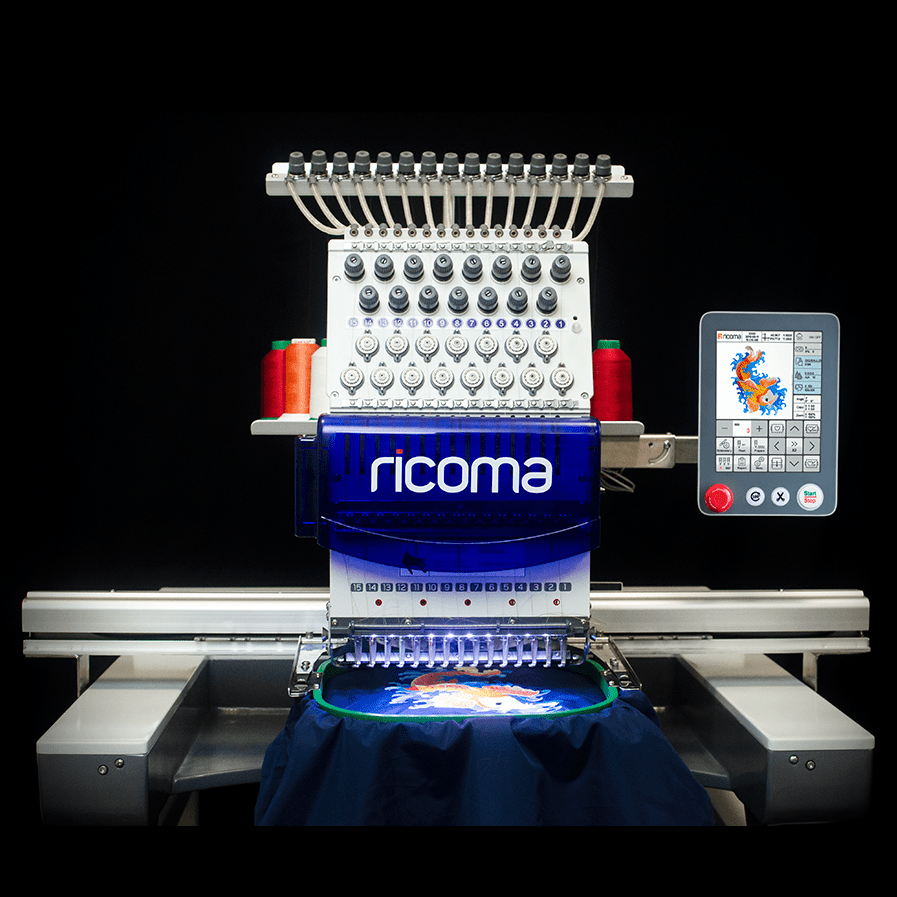 Ricoma 1501 SWD: Commercial Embroidery Machine with Extra-Wide ...