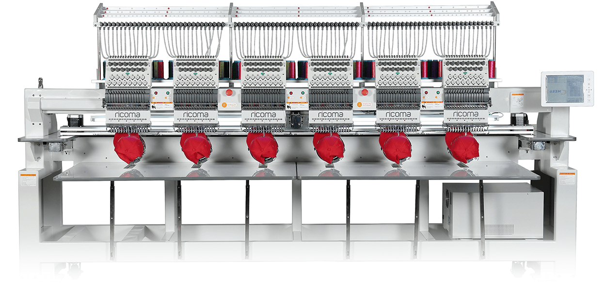 Ricoma CHT2 Six Head Embroidery Machine – My Sewing Mall