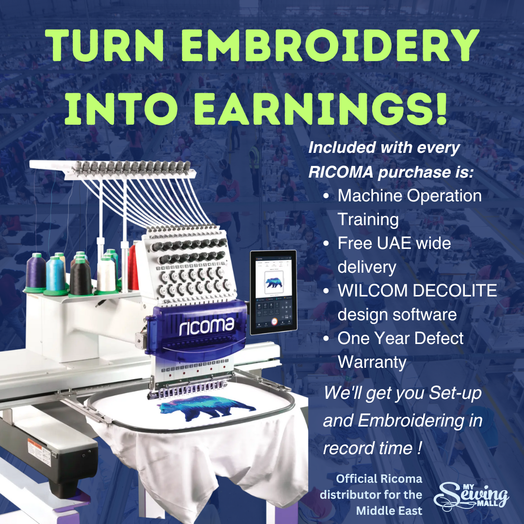 Ricoma: Your Solution for Expert Embroidery – My Sewing Mall