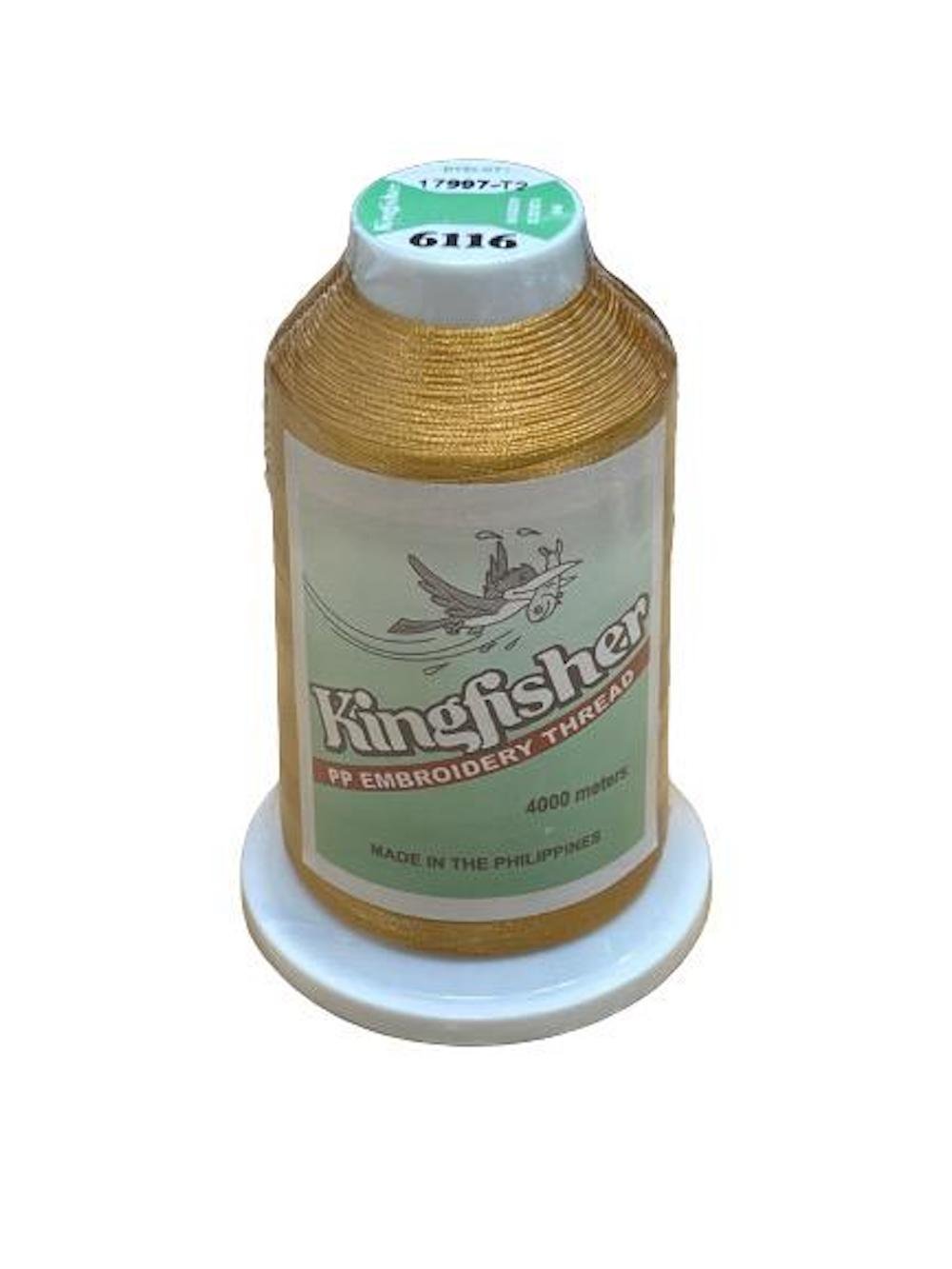 King Fisher Embroidery Thread 4000m 6116 – My Sewing Mall