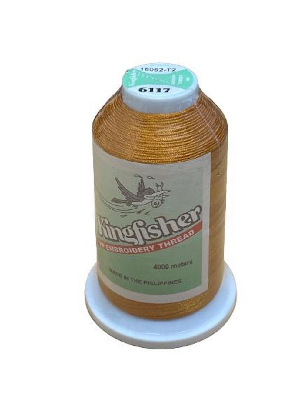 King Fisher Embroidery Thread 4000m 6117 Golden Amber – My Sewing Mall