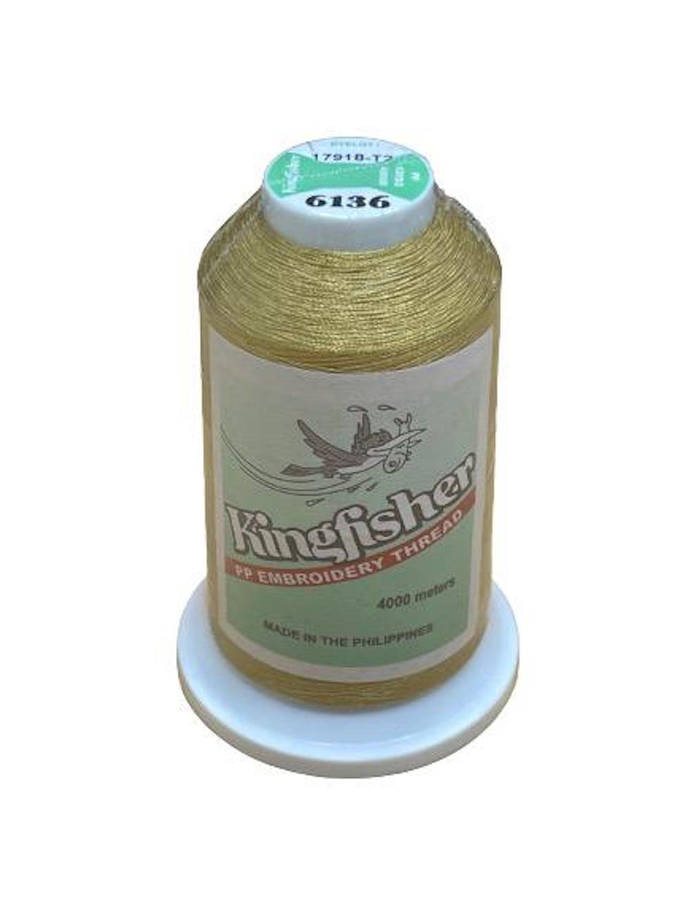 King Fisher Embroidery Thread 4000m 6136 – My Sewing Mall