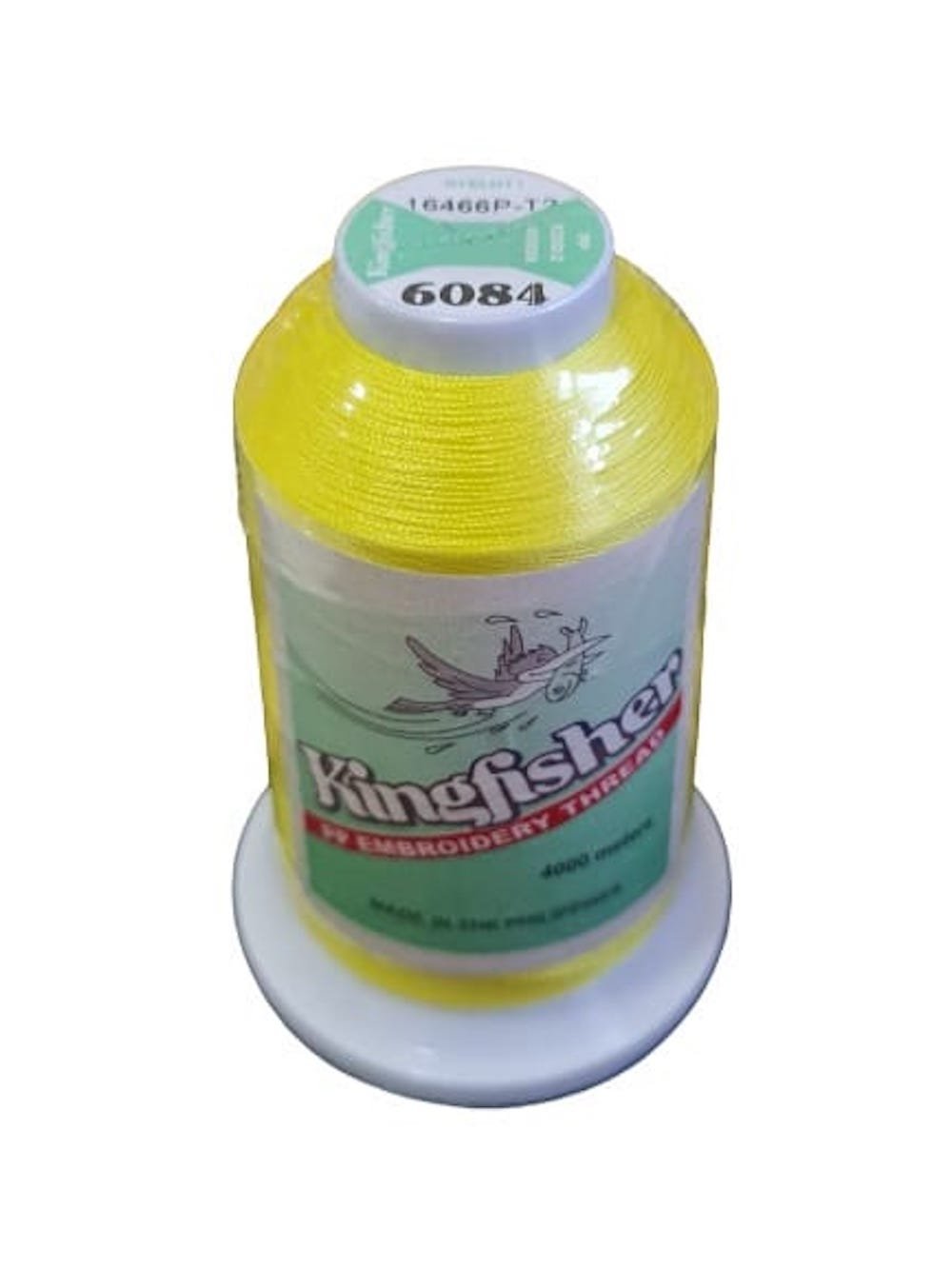 King Fisher Embroidery Thread 4000m - Bright Yellow 6084 – My Sewing Mall