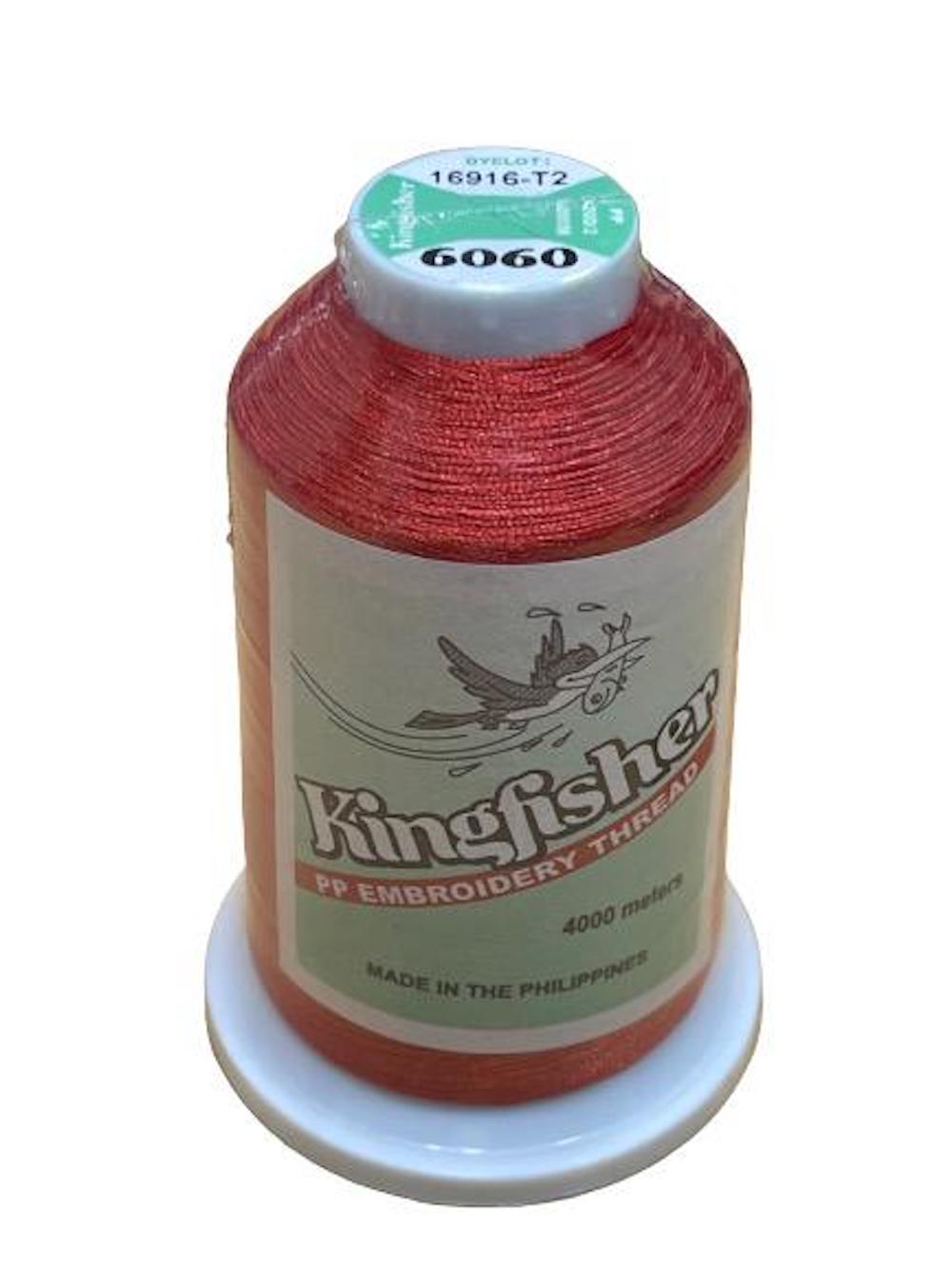 Kingfisher Embroidery Thread 4000m Rich Red (6060) – My Sewing Mall