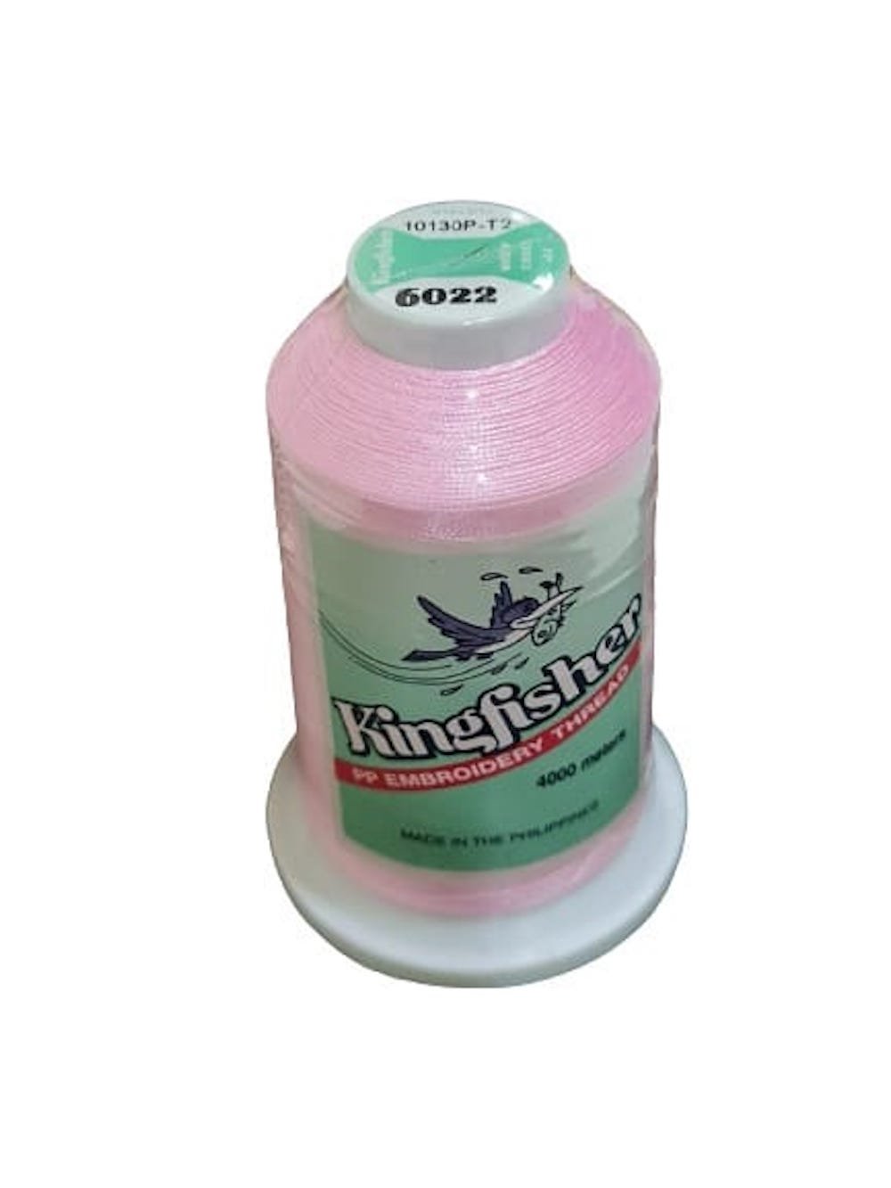 Kingfisher Polyester Embroidery Thread 4000m - Baby Pink 6022 – My ...
